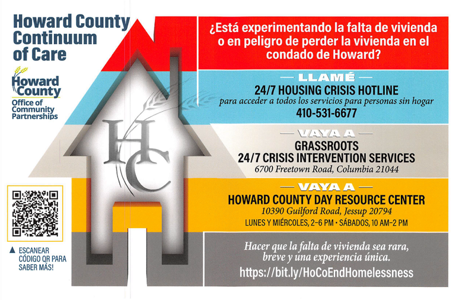 Coordinated Entry System of Homeless Services (CES) | Howard County